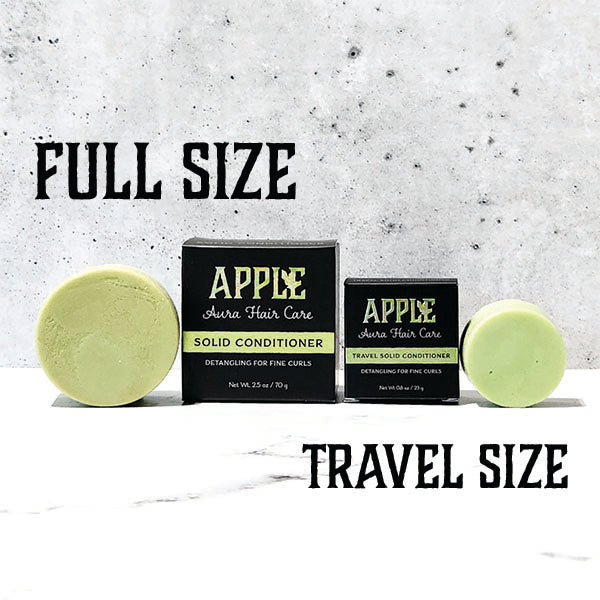 Travel Size Apple Aura Conditioner | Fine, Color-Treated Curls | Detan ...