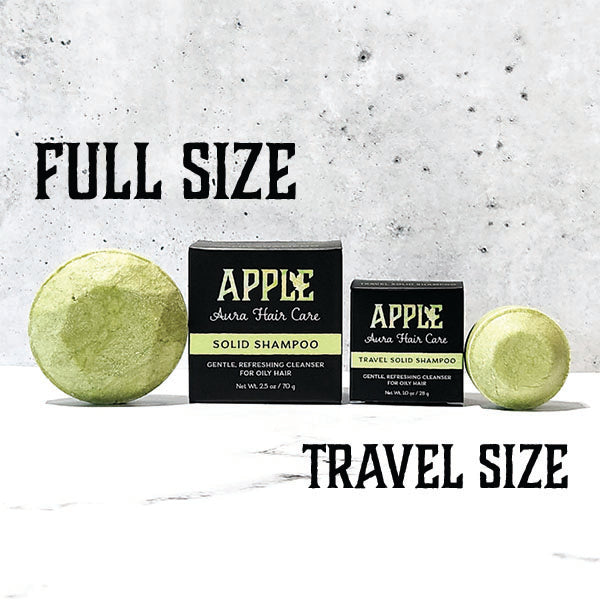 Travel Size Apple Aura Shampoo | Fine Curls, Oily Scalps | Gentle, Oil ...